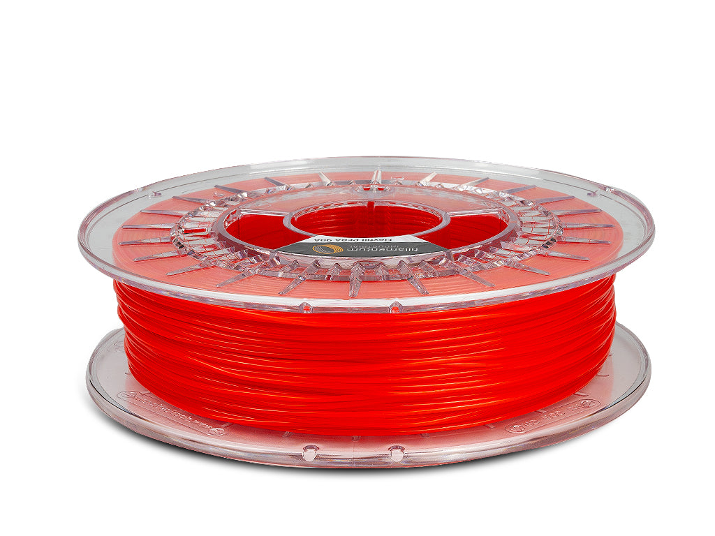 Flexfill PEBA 90A "Red Transparent" – Fillamentum.com