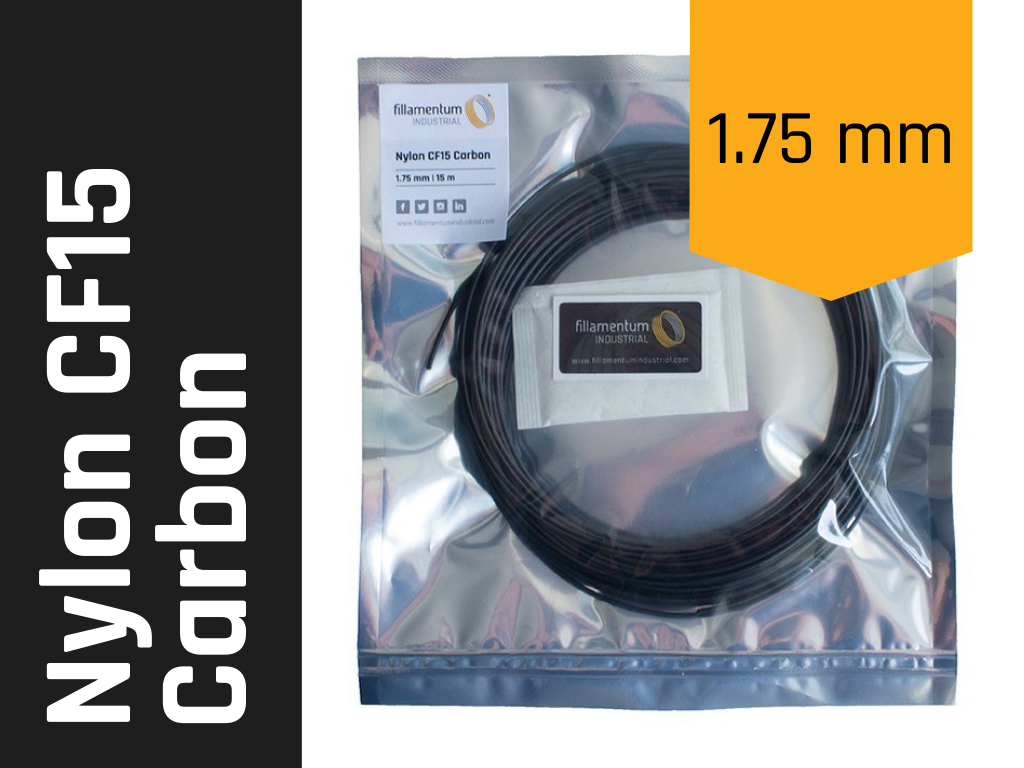 15 m Sample | 1.75 mm | Nylon CF15 Carbon – Fillamentum.com